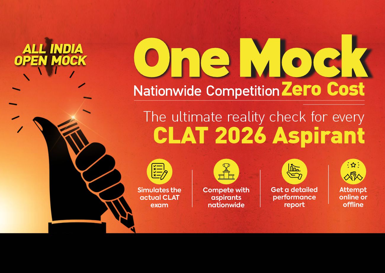 Biggest All India Open Mock (AIOM) for CLAT 2026